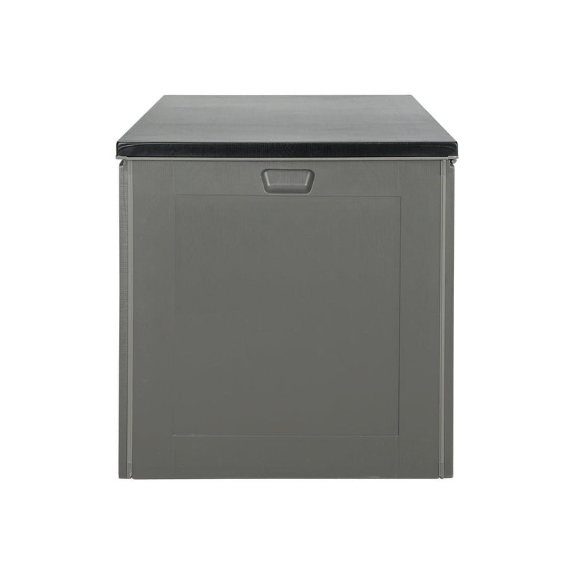 Outdoor Storage Box | 680L Extra Large | Lockable Deck Box | Grey ...